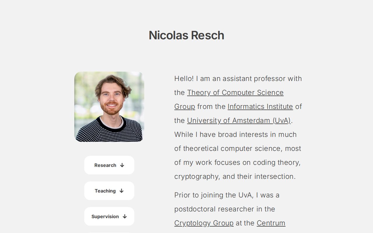 Nicolas Resch | Homepage